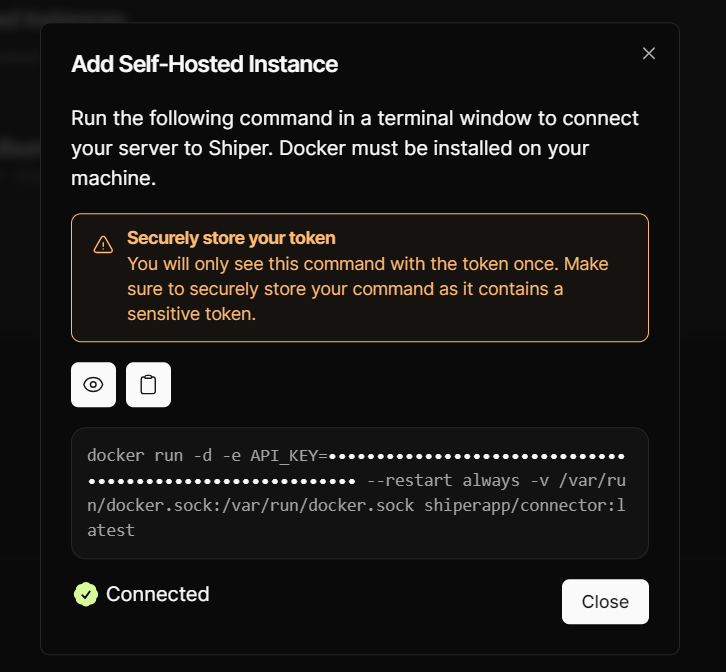 Shiper Self-Hosted Instances - Shiper Docs